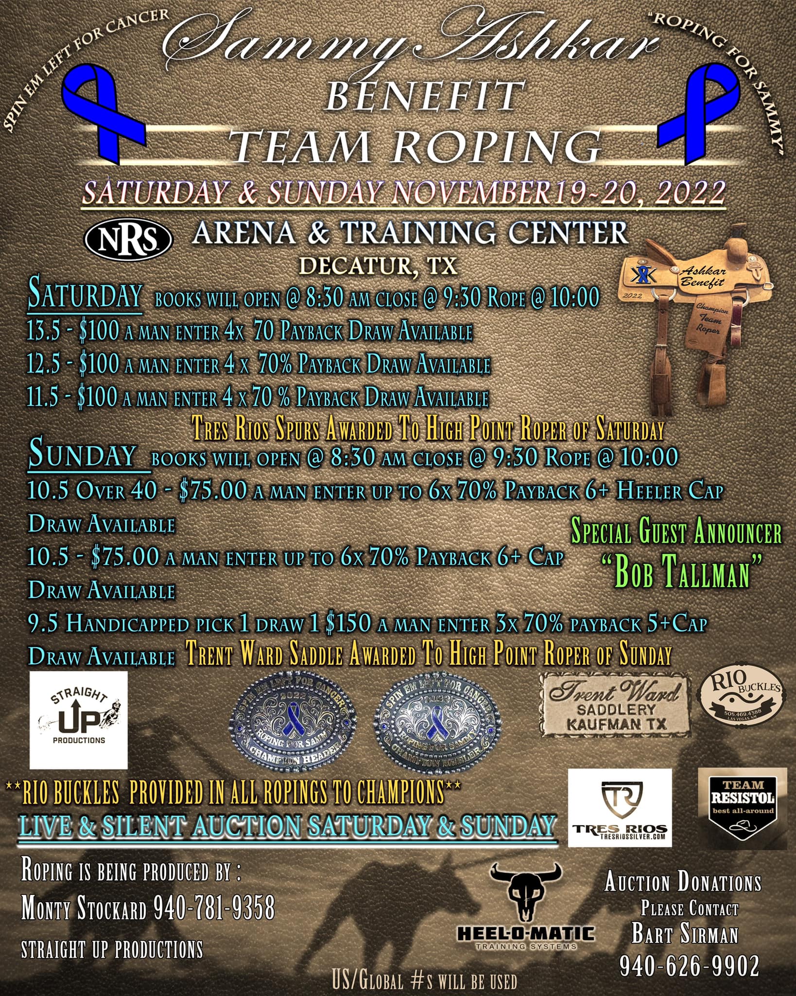 Sammy Ashkar Memorial Team Roping - Visit Decatur Texas