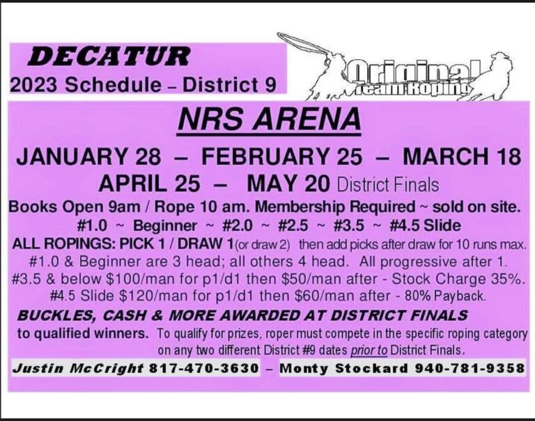 OTRA District #9 - Visit Decatur Texas