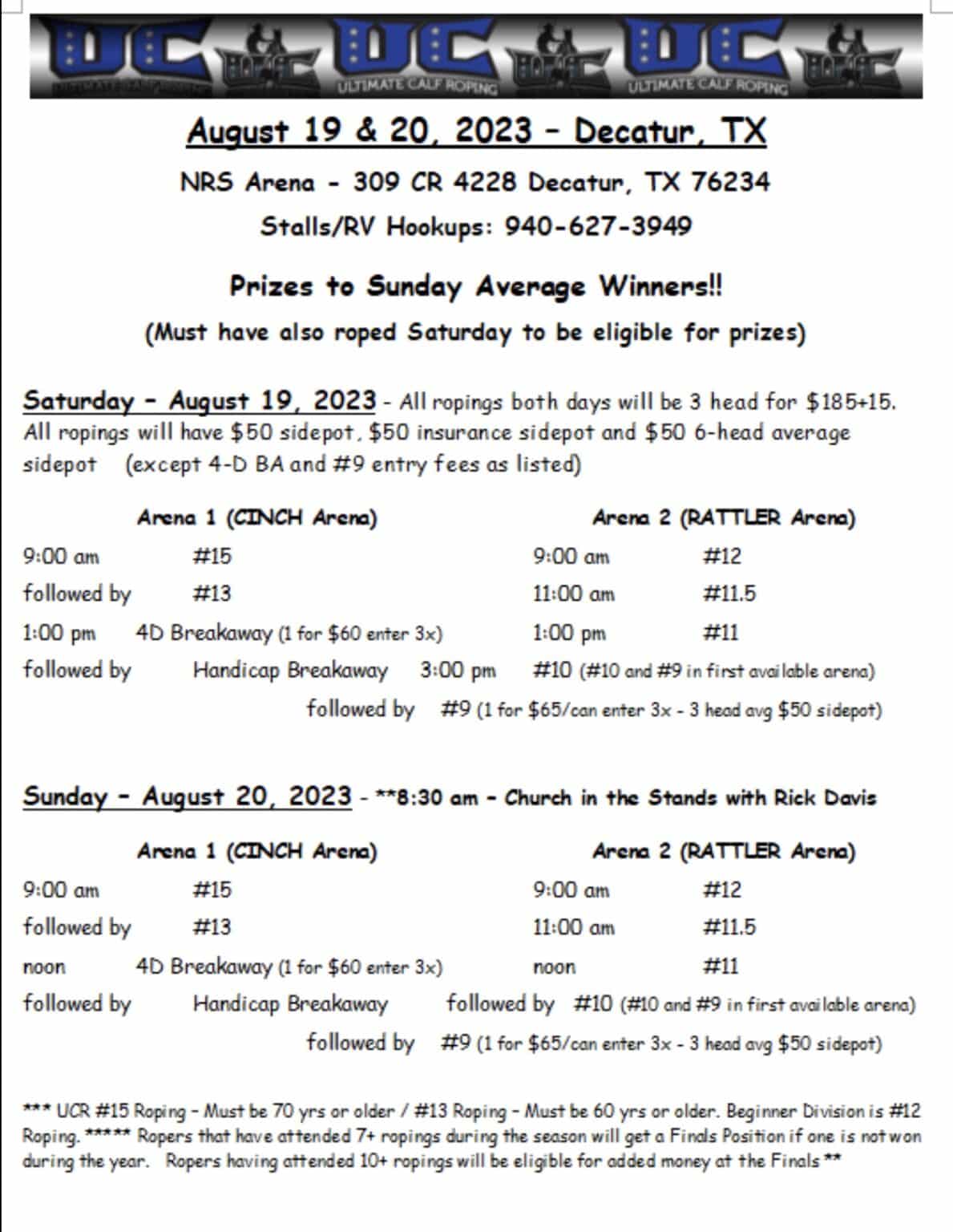 Ultimate Calf Roping - Visit Decatur Texas