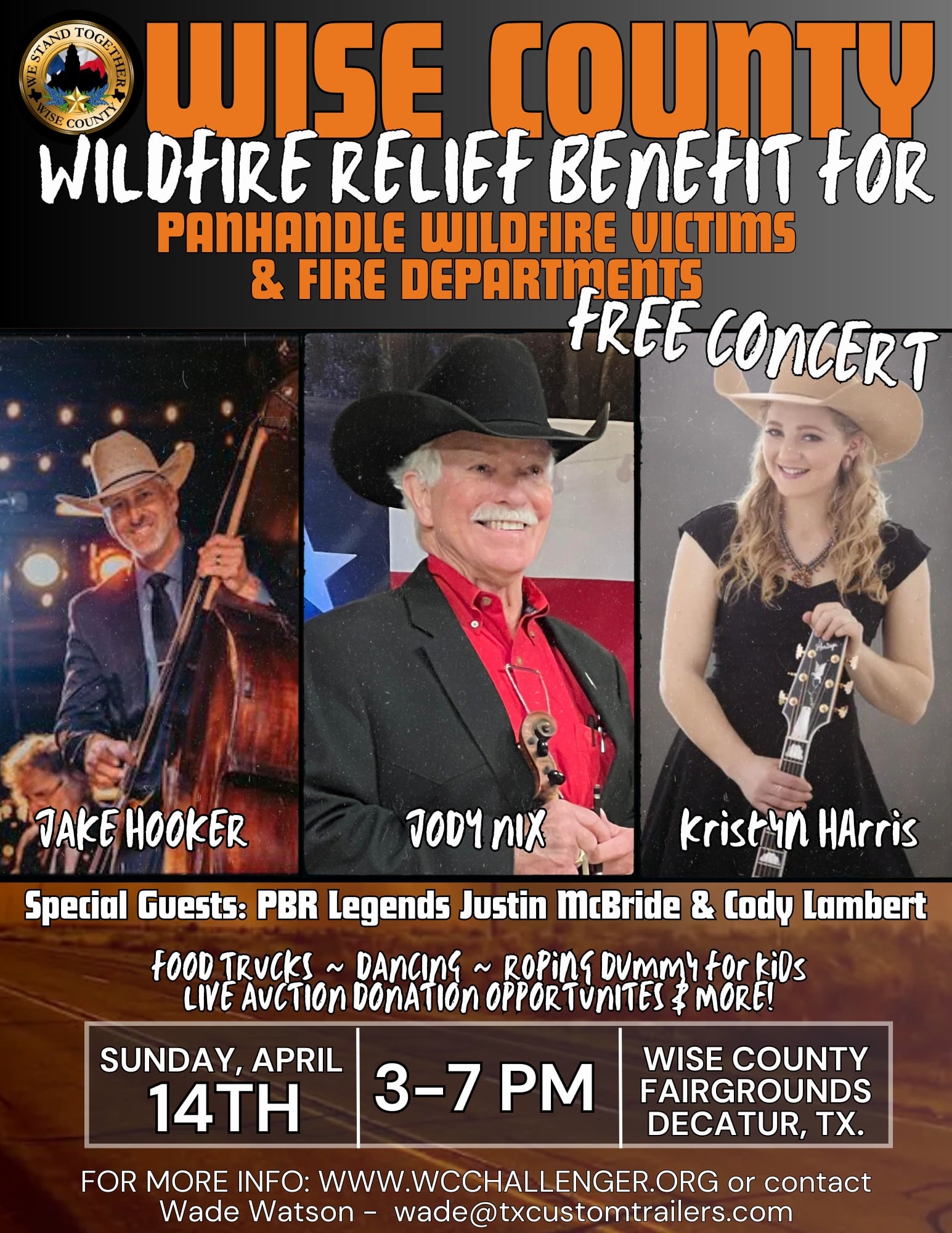 Wise County Wildfire Relief Benefit for Panhandle Wildfire Victims ...